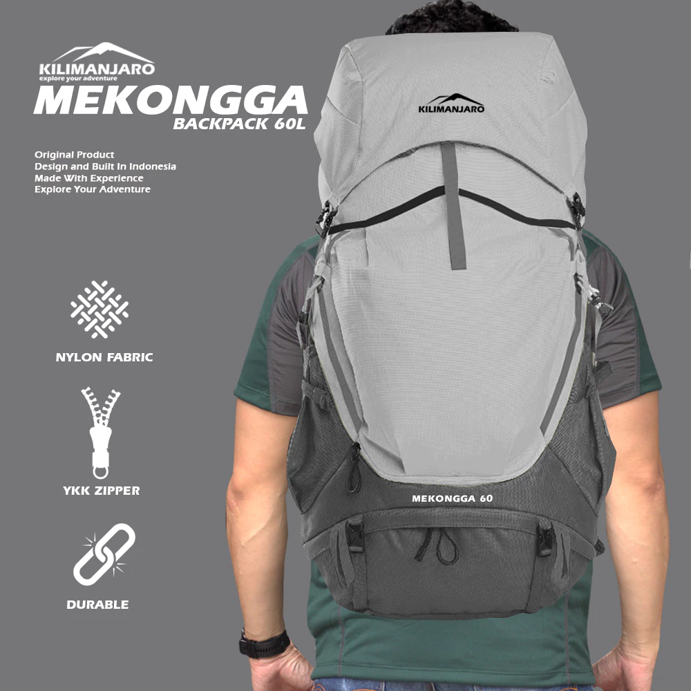 Jual Tas Gunung Tas Carrier 60 L Kilimanjaro Mekongga 60L Original Free ...