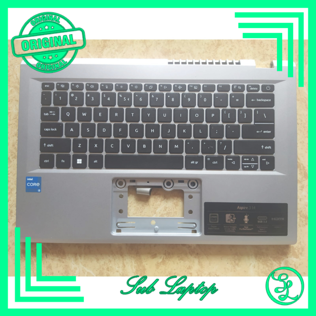 Jual Frame Keyboard Normal Palmrest Keyboard Acer Aspire 3 A314 42 A314 ...