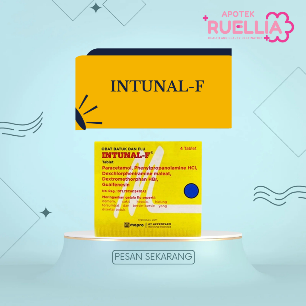 Jual Intunal - F Strip isi 4 Tablet | Shopee Indonesia