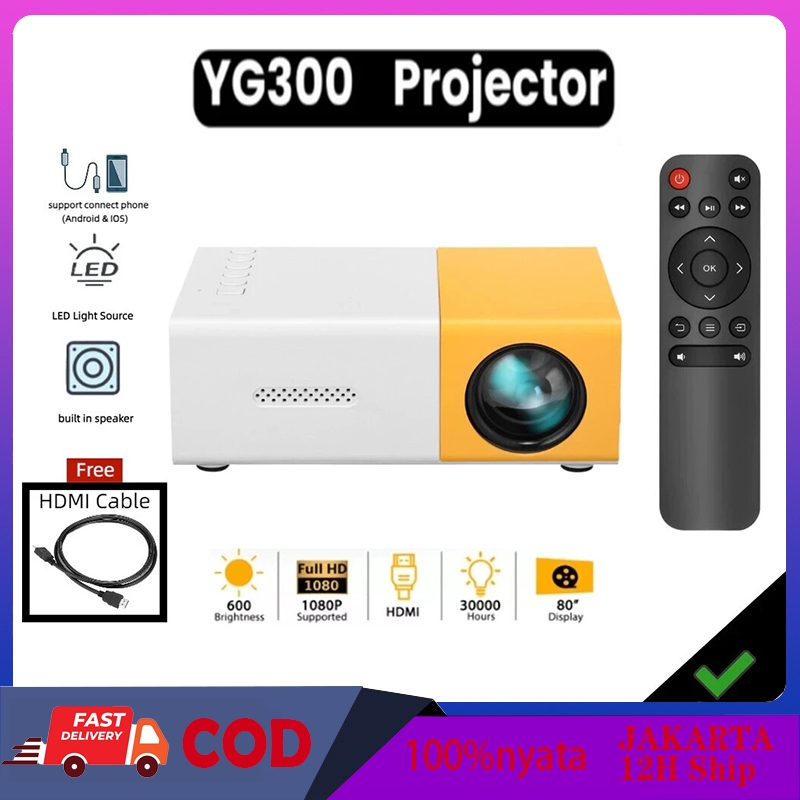 Jual Proyektor mini YG300 Portable Led mini Proyektor hp mini Home ...