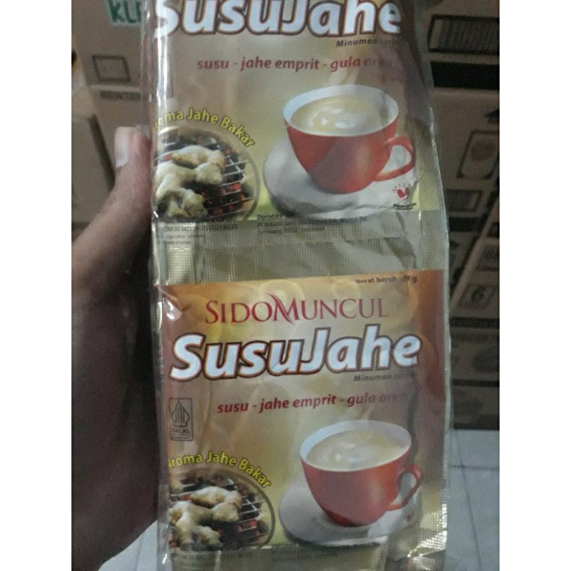 Jual Susu Jahe Sidomuncul Rentengan Isi 10 Sachet | Shopee Indonesia