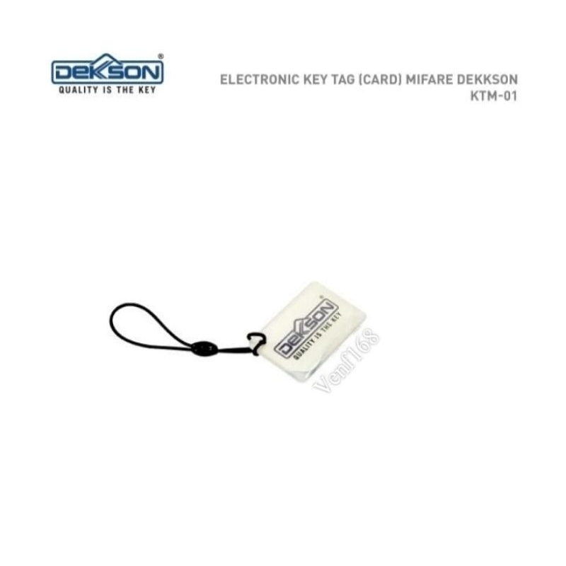 Jual Electronic Key Tag (Card) Mifare Dekkson KTM-01 / Kartu Akses ...