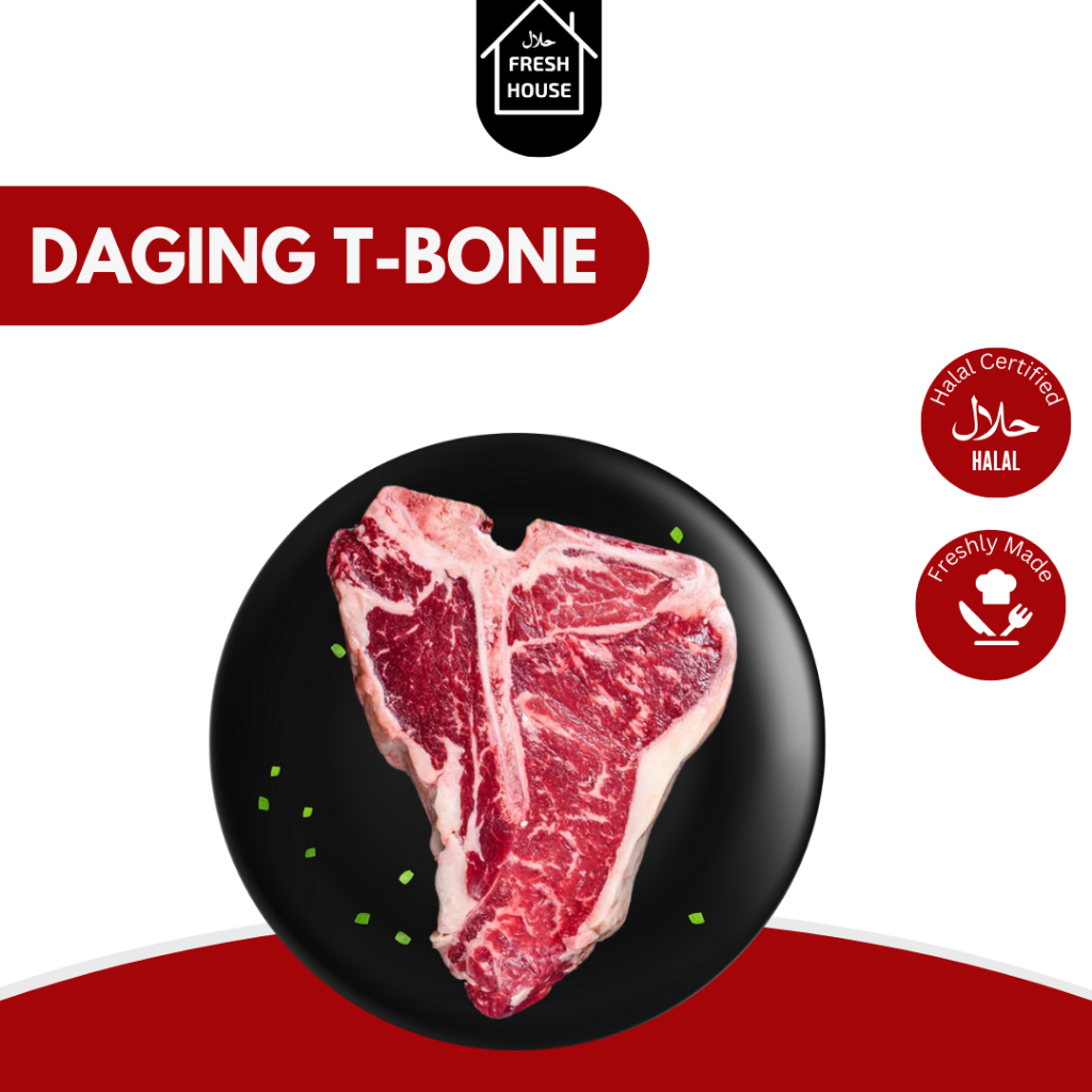 Jual DAGING STEAK SAPI T-BONE FROZEN 1KG | Shopee Indonesia