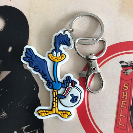 Jual Gantungan Kunci karet Vintage keychain rubber Road Runner Mooneyes ...