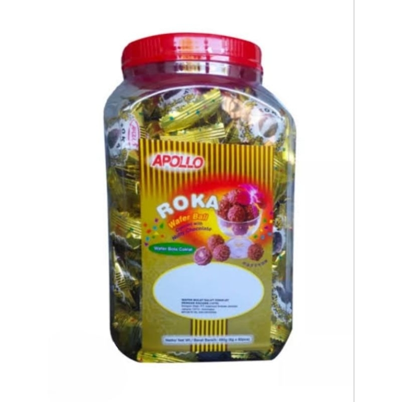 Jual apollo chocolate wafer ball roka 480g | Shopee Indonesia