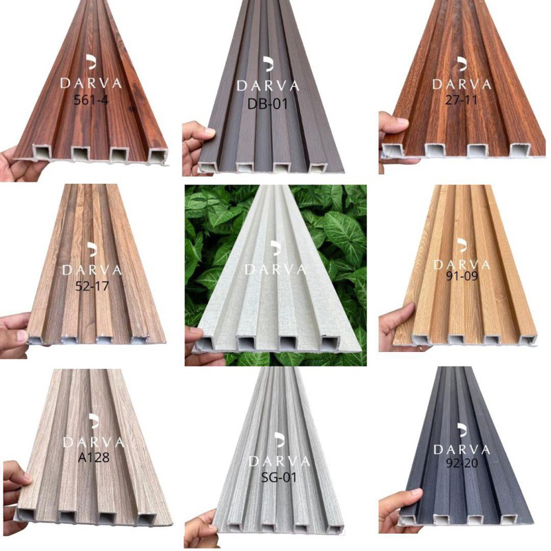 Jual WPC WALLPANEL [2.9 meter x 16 cm] Wood Panel PVC panel board pvc wall panel/wpc wall panel ...