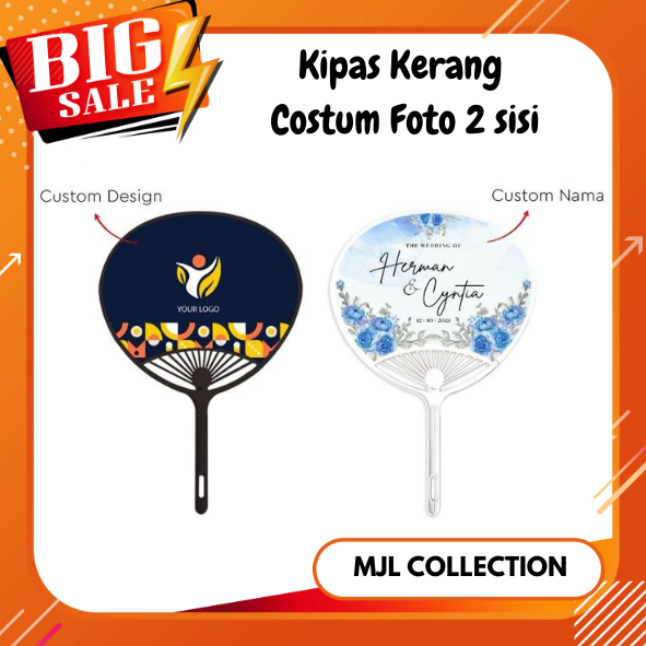 Jual Kipas Tangan Custom / Kipas Custom / Kipas Souvenir Murah / Kipas ...