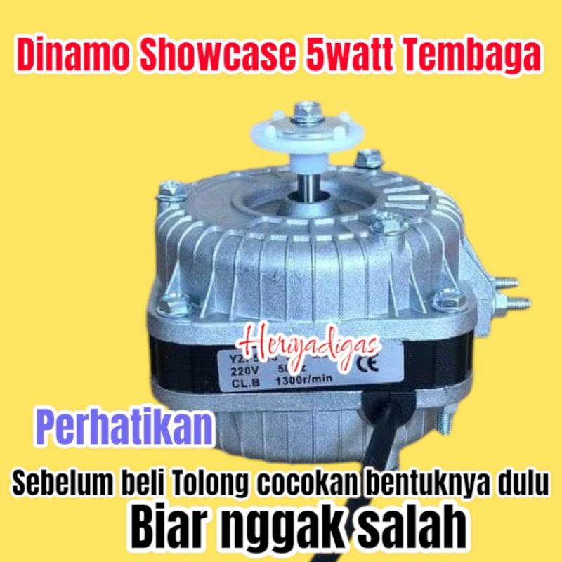 Jual DINAMO kulkas showcase 5Watt/dinamo kulkas buat minuman dingin ...