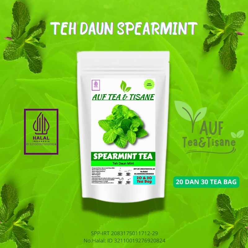 Jual SPEARMINT TEA/TEH DAUN MINT/SPEARMINT TEA UNTUK JERAWAT,ISI 20&30 ...