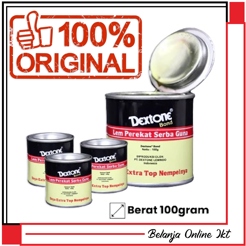 Jual DEXTONE BOND KALENG 100gr Lem Perekat Serba Guna Aibon 100 Gr Lem ...