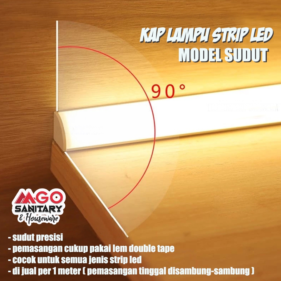 Jual ALUMINIUM LED HOUSING/RUMAH STRIP LED SUDUT/LIST REL HOUSING SUDUT ...