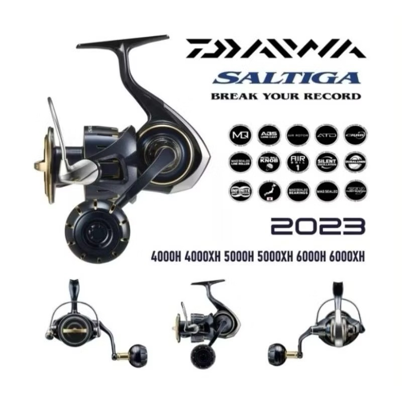 Jual Reel Spinning Daiwa Saltiga 23 6000H ( Garansi 1 Tahun ) | Shopee Indonesia