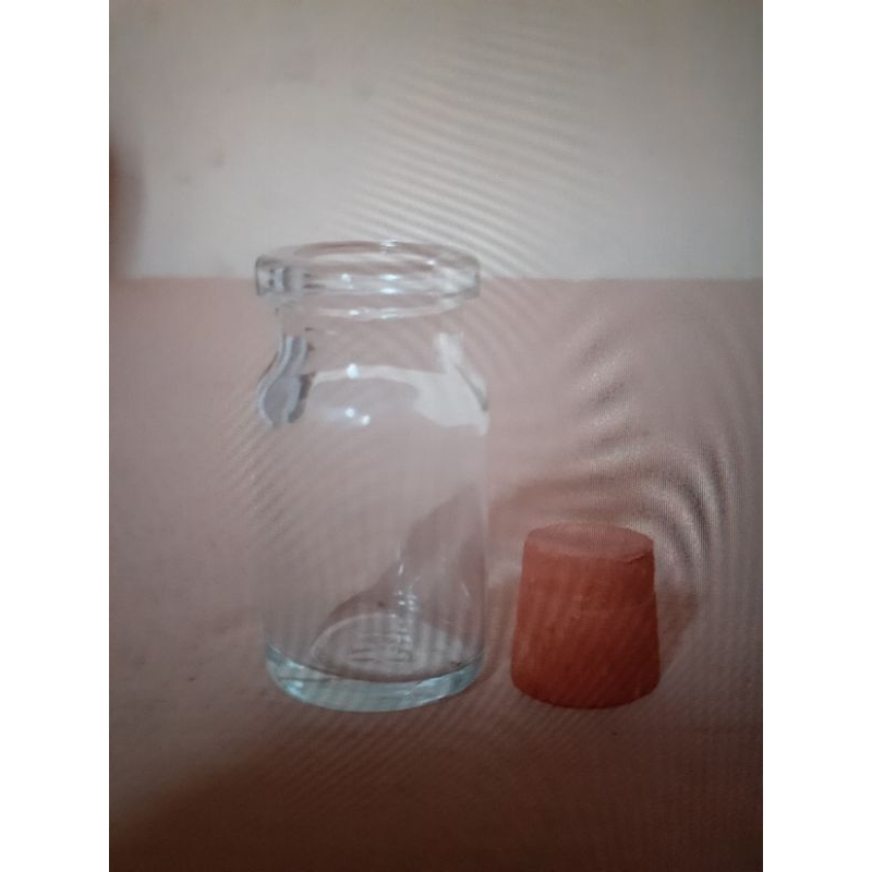 Jual Botol Kaca Vial 5ml Tebak Tutup Kayu Gabus Craft | Shopee Indonesia
