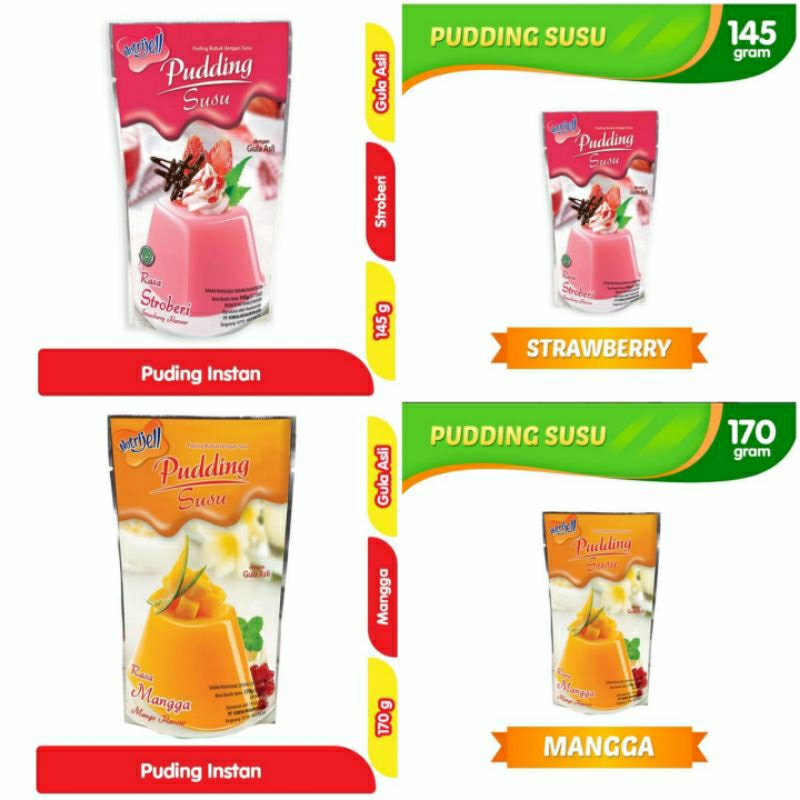 Jual Nutrijell Pudding Susu Pouch 170g | Shopee Indonesia