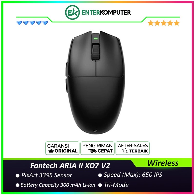 Jual Fantech ARIA II XD7 V2 Wireless Gaming Mouse | Shopee Indonesia