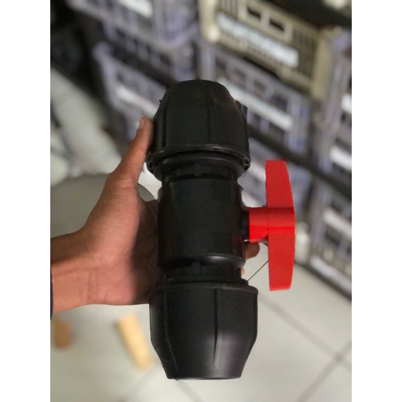 Jual BALL VALVE / STOP KRAN HDPE UKURAN 1 INCH (32mm) | Shopee Indonesia