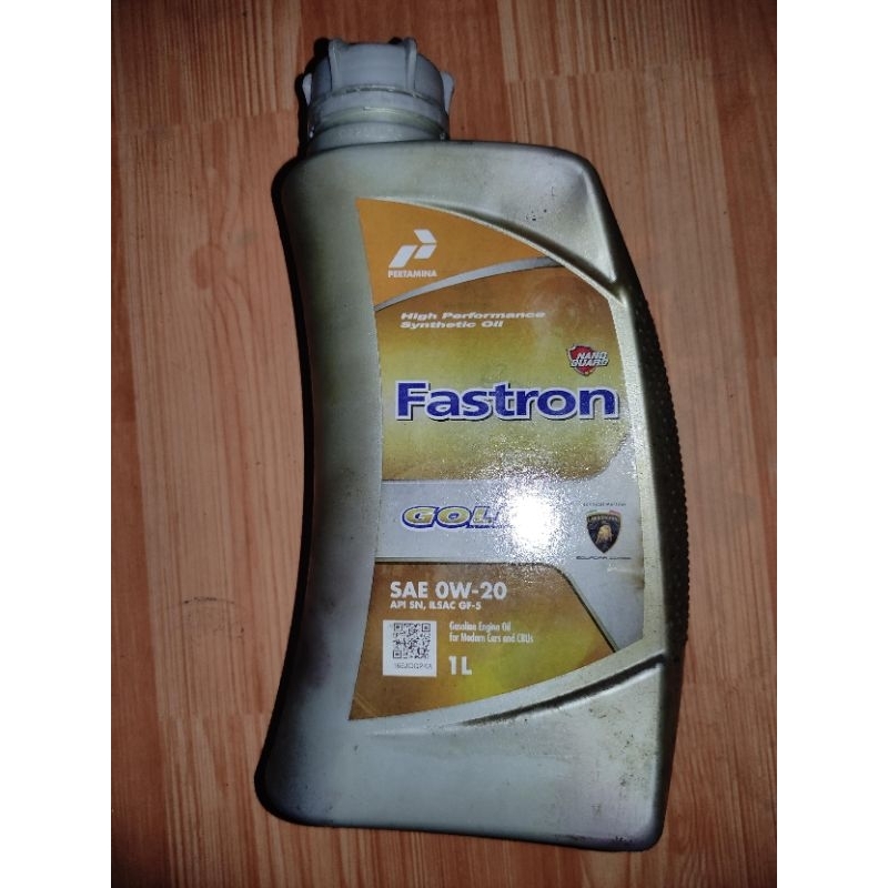 Jual Oli Mesin Fastron Gold 0W-20 SN GF-5 (1 Liter) | Shopee Indonesia