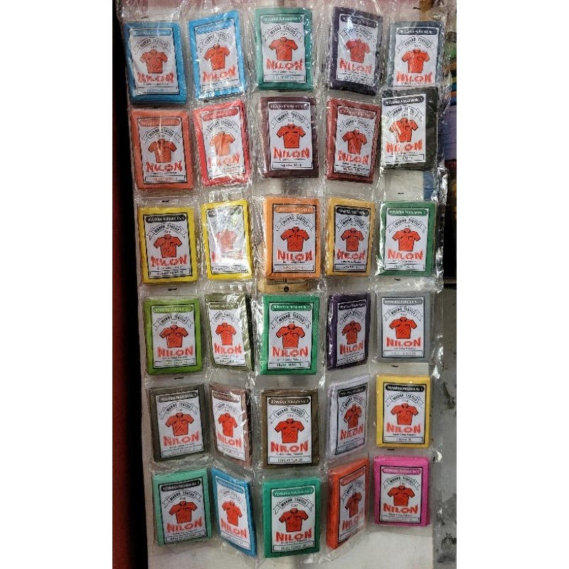 Jual Pewarna kain pakaian Nilon Wantex Wenter Warna | Shopee Indonesia