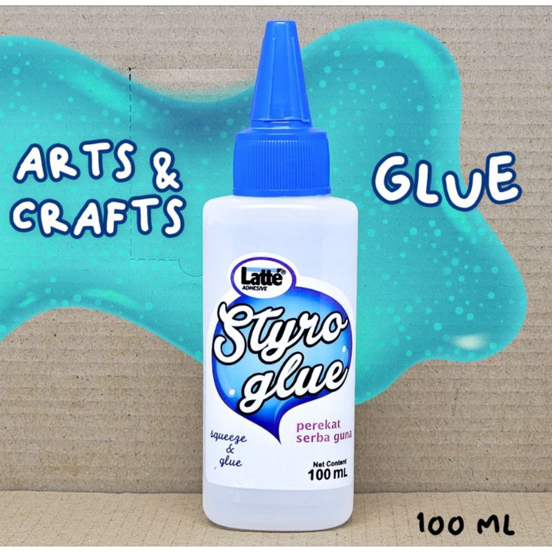 Jual LATTE STYRO GLUE LEM STEREOFOAM BENING SERBAGUNA UNTUK PRAKARYA ...