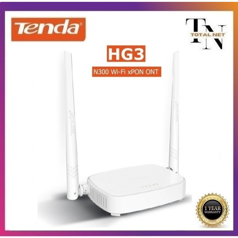 Jual Tenda HG3 N300 Wi-Fi XPON ONT | Shopee Indonesia