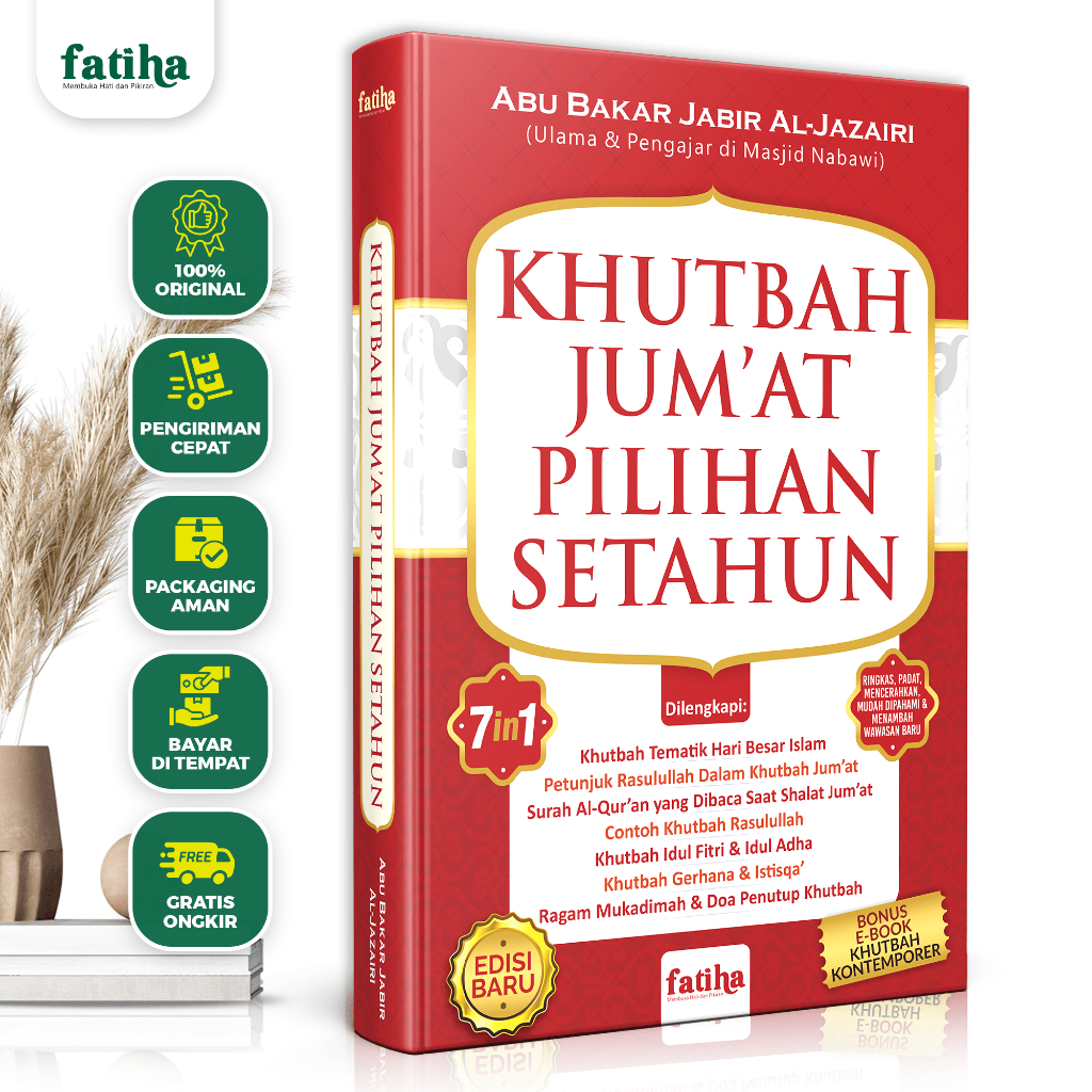 Jual FATIHA Kumpulan Khutbah Jumat Setahun – Buku Islami Panduan Khatib ...