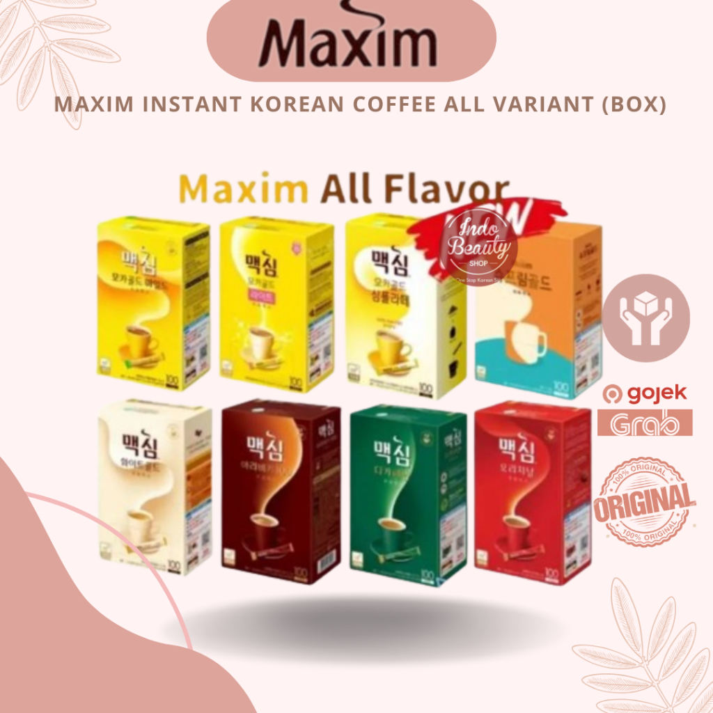 Jual Maxim Coffee 1BOX Original/ Mocha Gold/ White Gold/Arabica/decaf ...