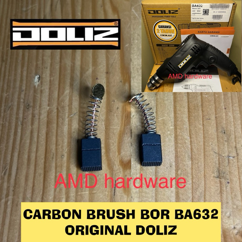 Jual CARBON BRUSH BA632 DOLIZ ARENG MESIN BOR LISTRIK DRILL 10 mm BA ...