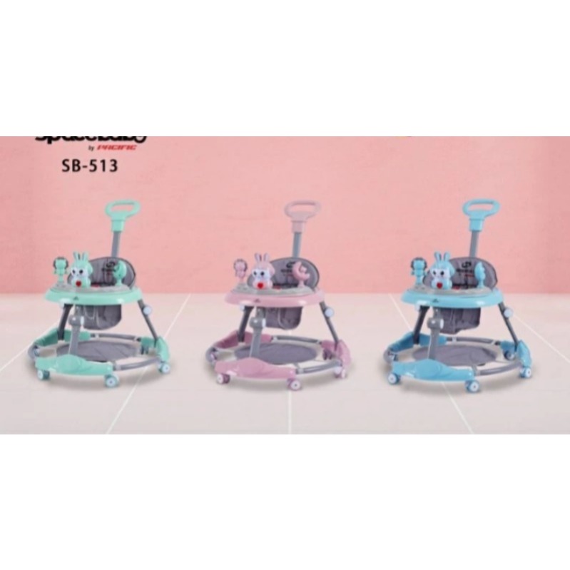 Jual Spacebaby Baby Walker SB513 / Baby Walker / Apolo Bayi | Shopee ...