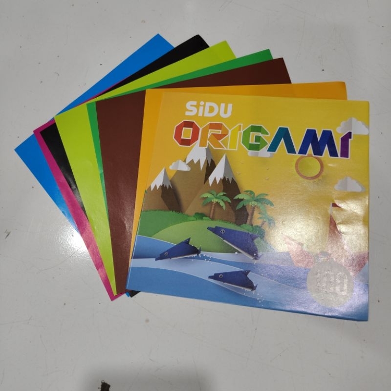 Jual 1 Pak isi 100 Lembar Origami Kertas Lipat Kecil 12 x 12 | Shopee ...