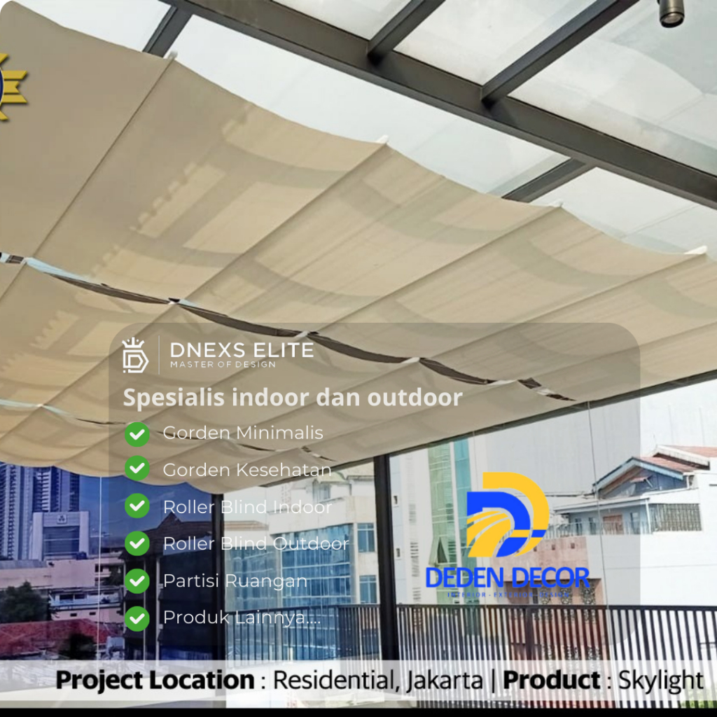 Jual Atap Skylight - Penutup atap bahan kain premium model terbaru ...