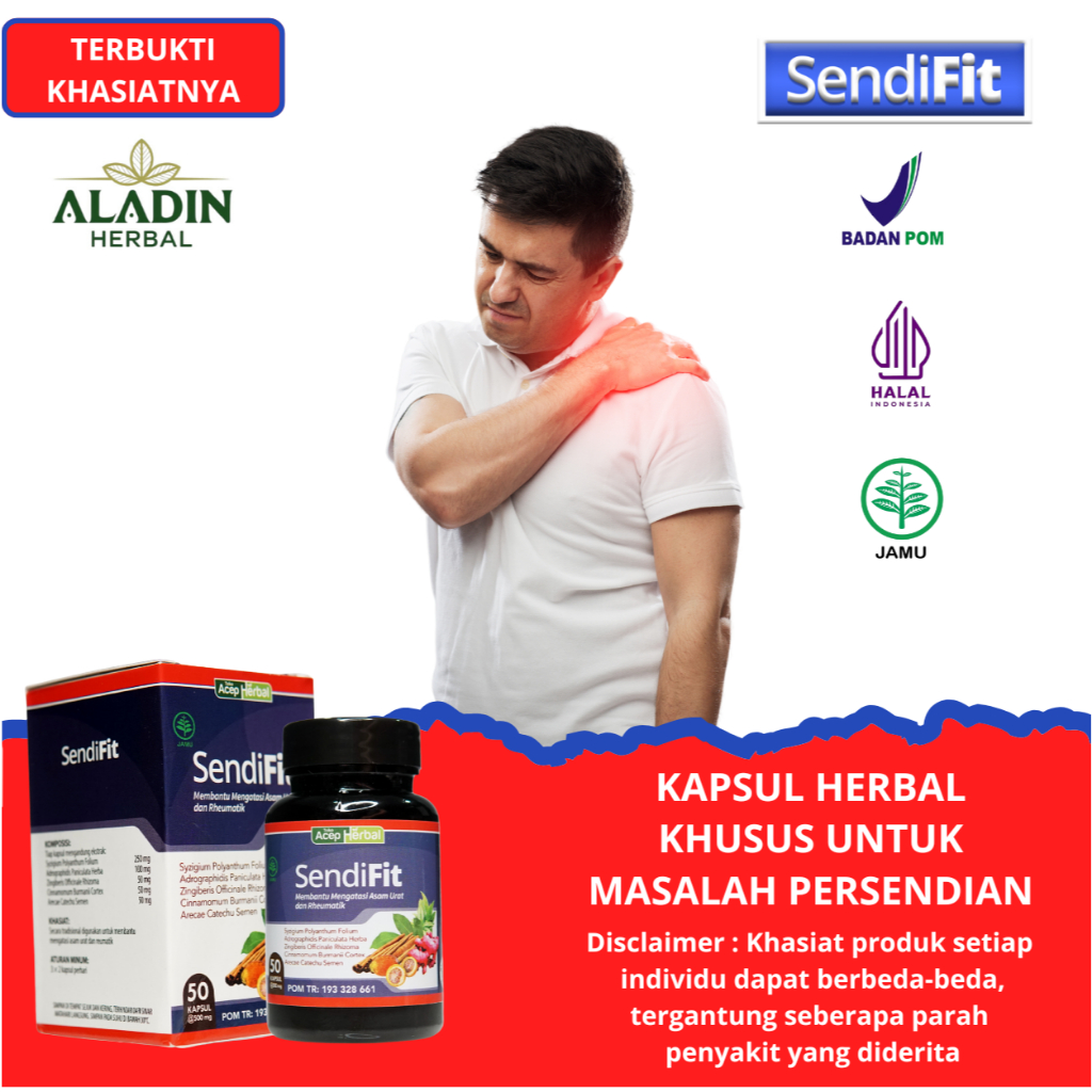 Jual COD - SendiFit Asli 100% Original - Obat Persendian & Tulang ...