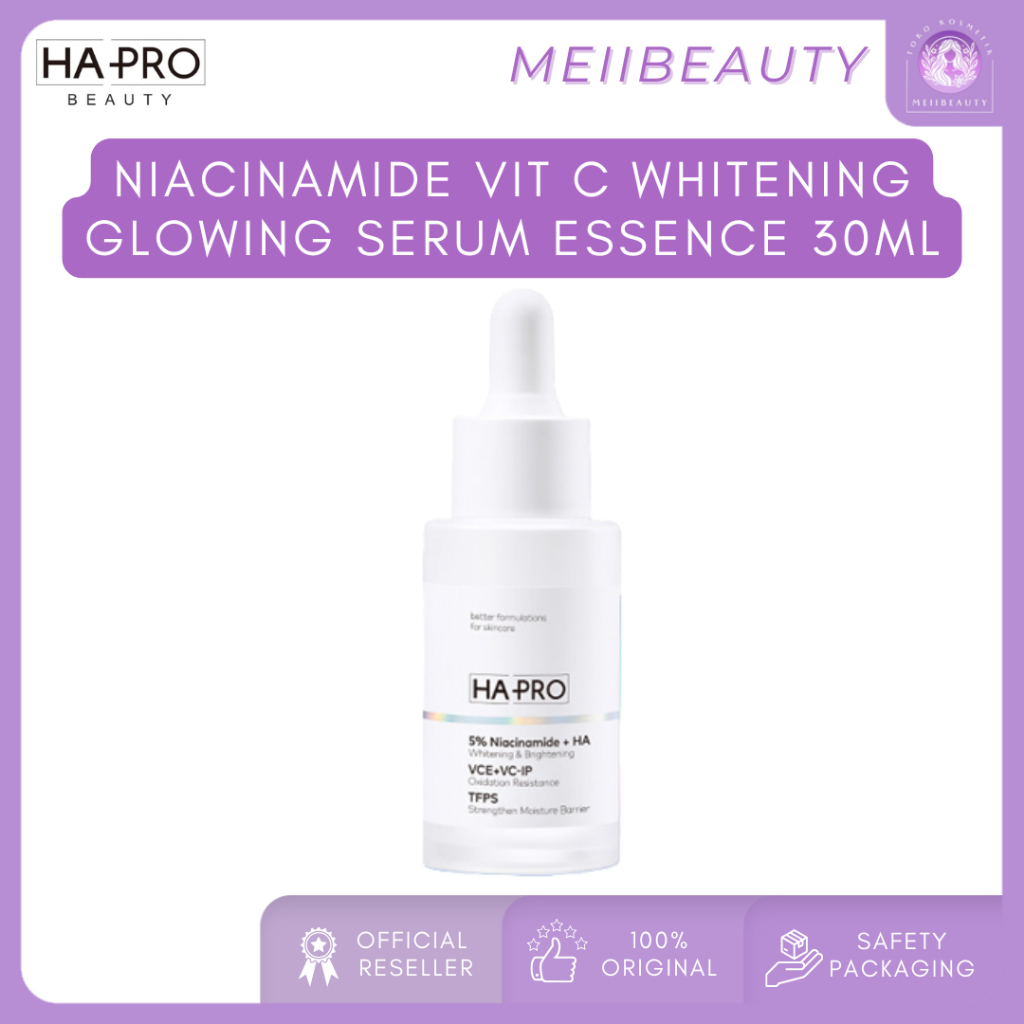Jual HA PRO Niacinamide Vit C Whitening Glowing Serum Essence 30ml ...