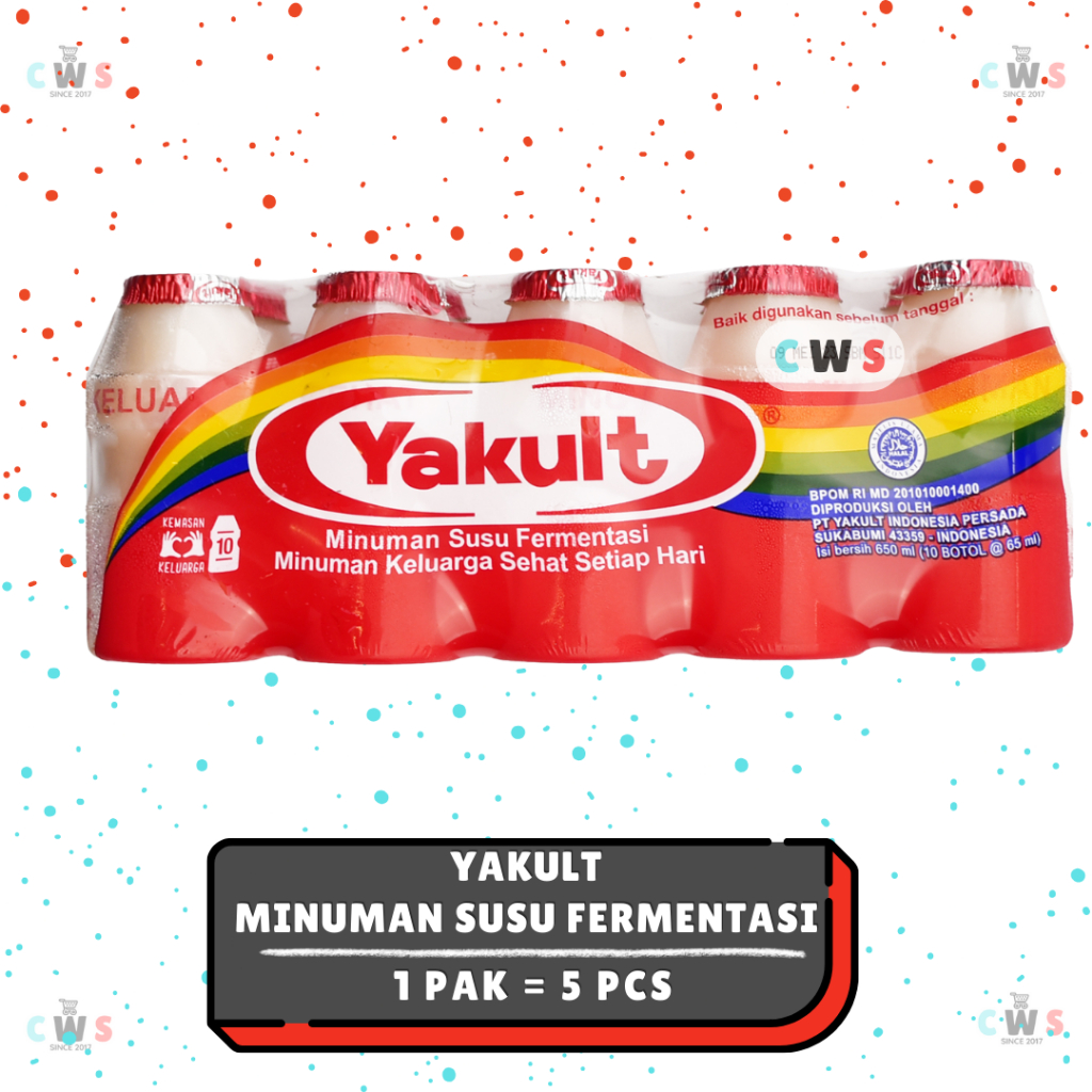 Jual YAKULT Minuman Susu Fermentasi Probiotik - 1 Pak / 5 Pcs | Shopee ...
