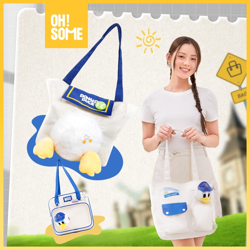 Jual 【OHSOME x Disney】- Egradable Tote Bag Disney Series Donald Duck ...