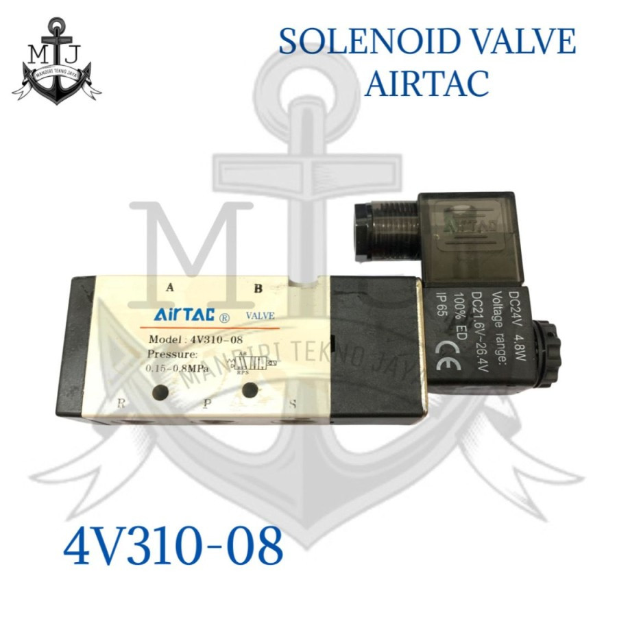 Jual SOLENOID VALVE AIRTAC 4V310-08 ac220/110/dc24 - AC220V | Shopee ...