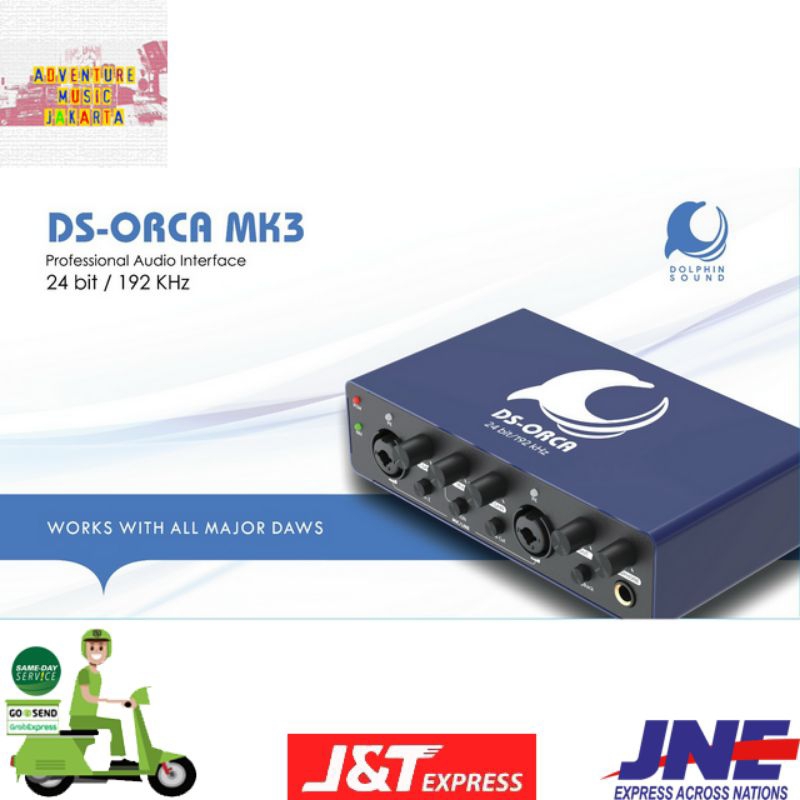 Jual DOLPHIN SOUND DS ORCA MK3 Soundcard Recording USB Audio Interface ...