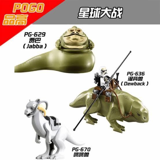 Jual Jabba Dewback Tauntaun - Action Figure Brick | Shopee Indonesia