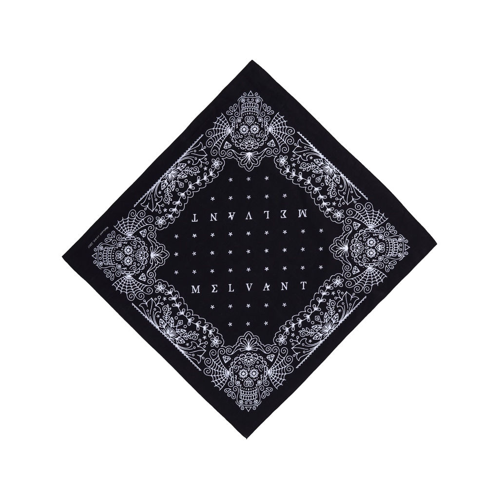 Jual Melvant - MBD Jenna Black Bandanas | Bandana Pria / Scarf Persegi ...
