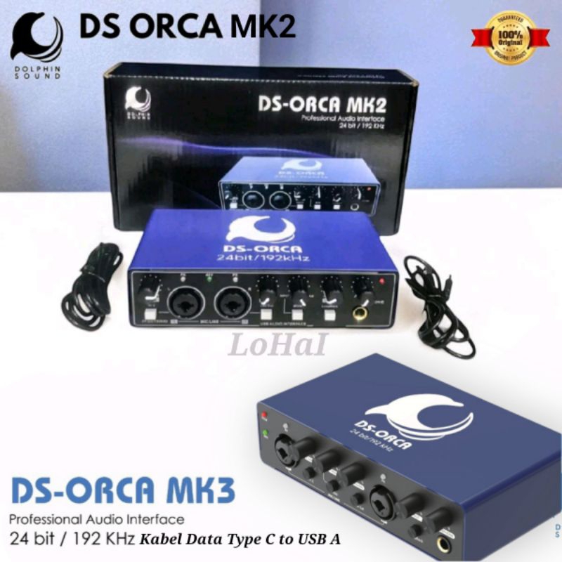 Jual Soundcard Dolphin DS-ORCA MK2 Audio Interface Ds Orca Original ...