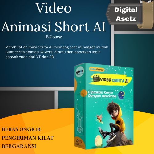 Jual [E-Course] VIDEO CERITA ANIMASI AI, Buat cerita animasi pendek ...