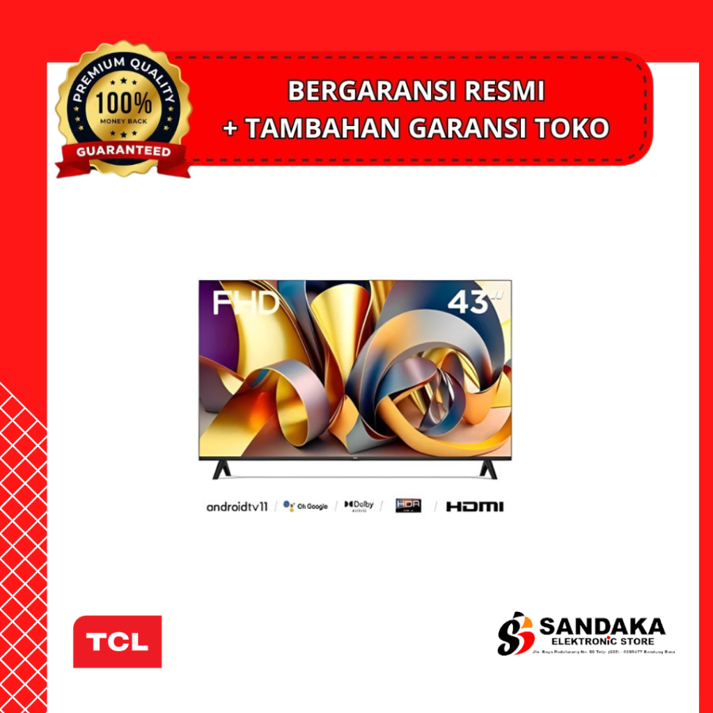 Jual LED TV TCL 43A9 43 Inch | Shopee Indonesia