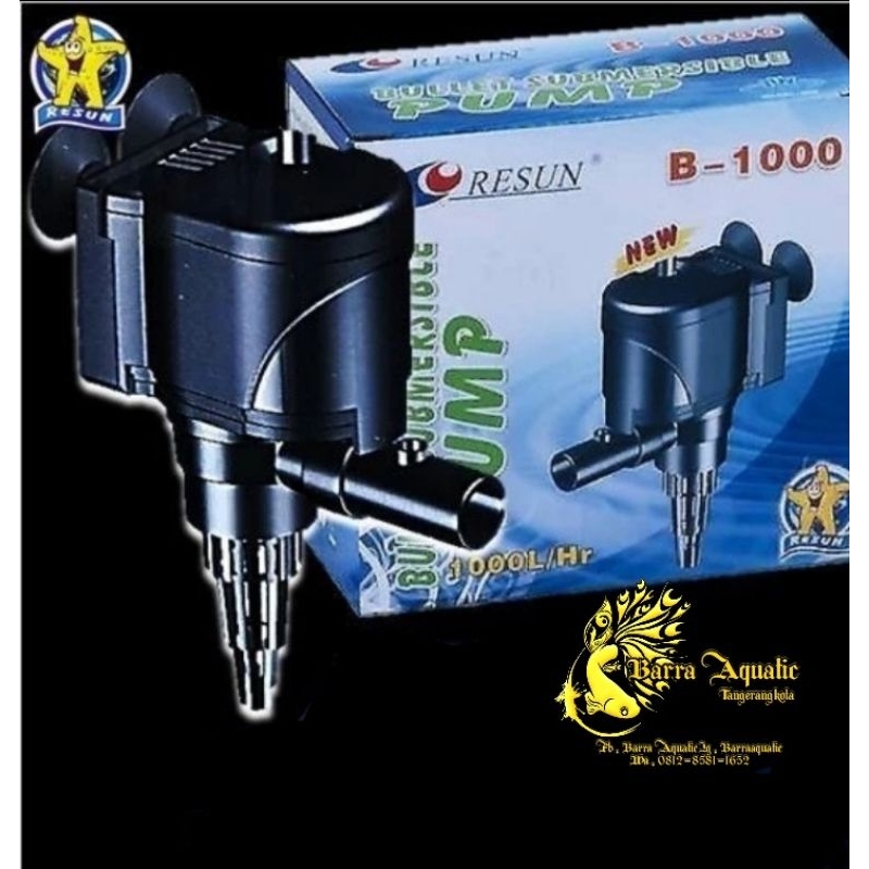 Jual Pompa Aquarium Resun B-1000 Pompa Air Celup Submersible water pump ...