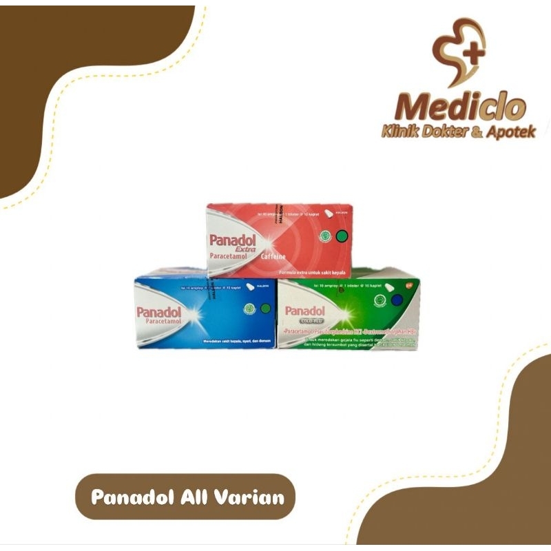 Jual Panadol Merah/Hijau/Biru Isi 10 tablet | Shopee Indonesia
