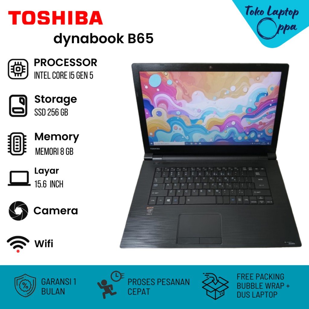 Jual PROMO LAPTOP TOSHIBA B65 - SUPER MURAH DAN BAGUS | Shopee Indonesia