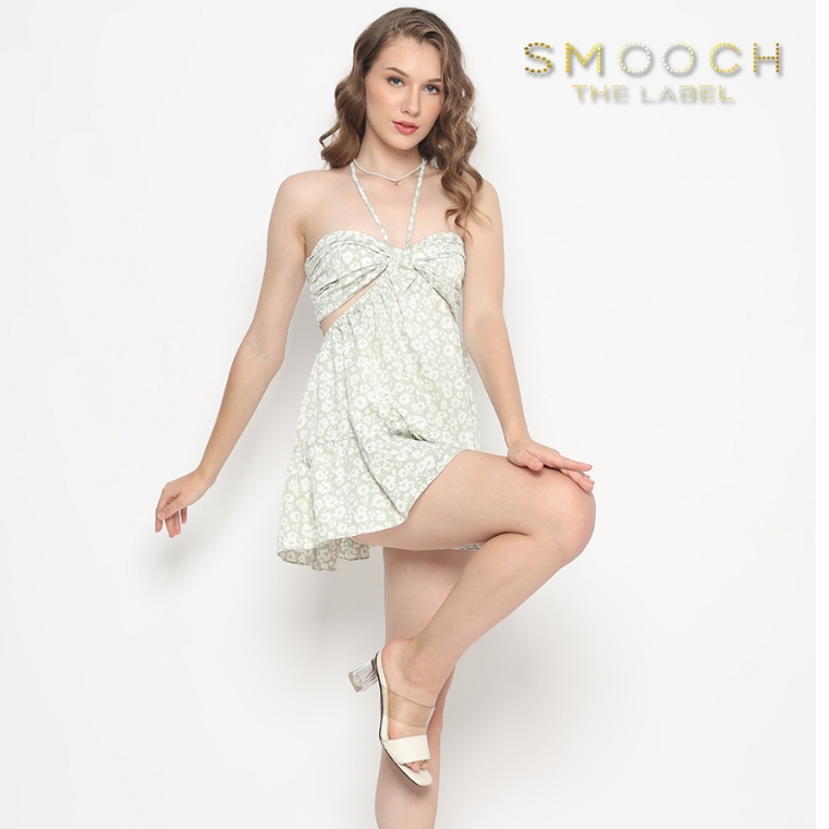 Jual SMOOCH THE LABEL Sheila Mint Mini Dress | Shopee Indonesia