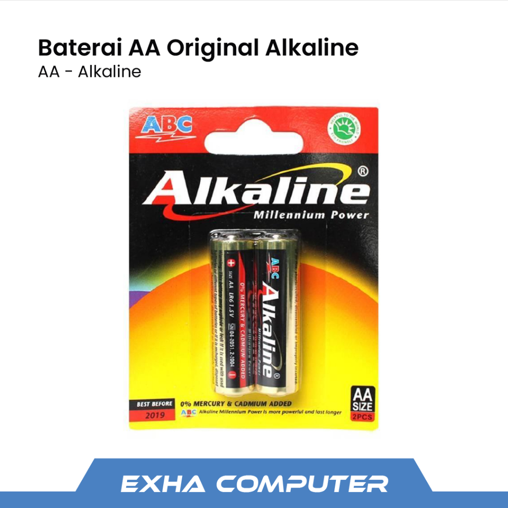Jual Baterai Alkaline AAA AA isi 2 Pcs Original - Baterai Mouse ...