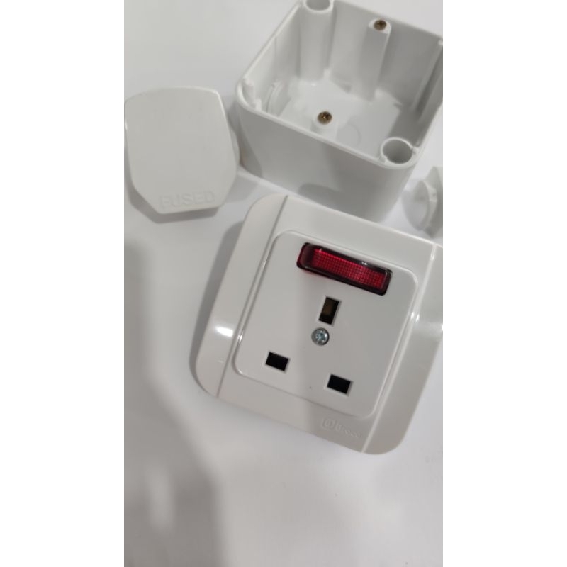 Jual stop kontak+steker + inbowdus set AC komplit broco,panasonic ...