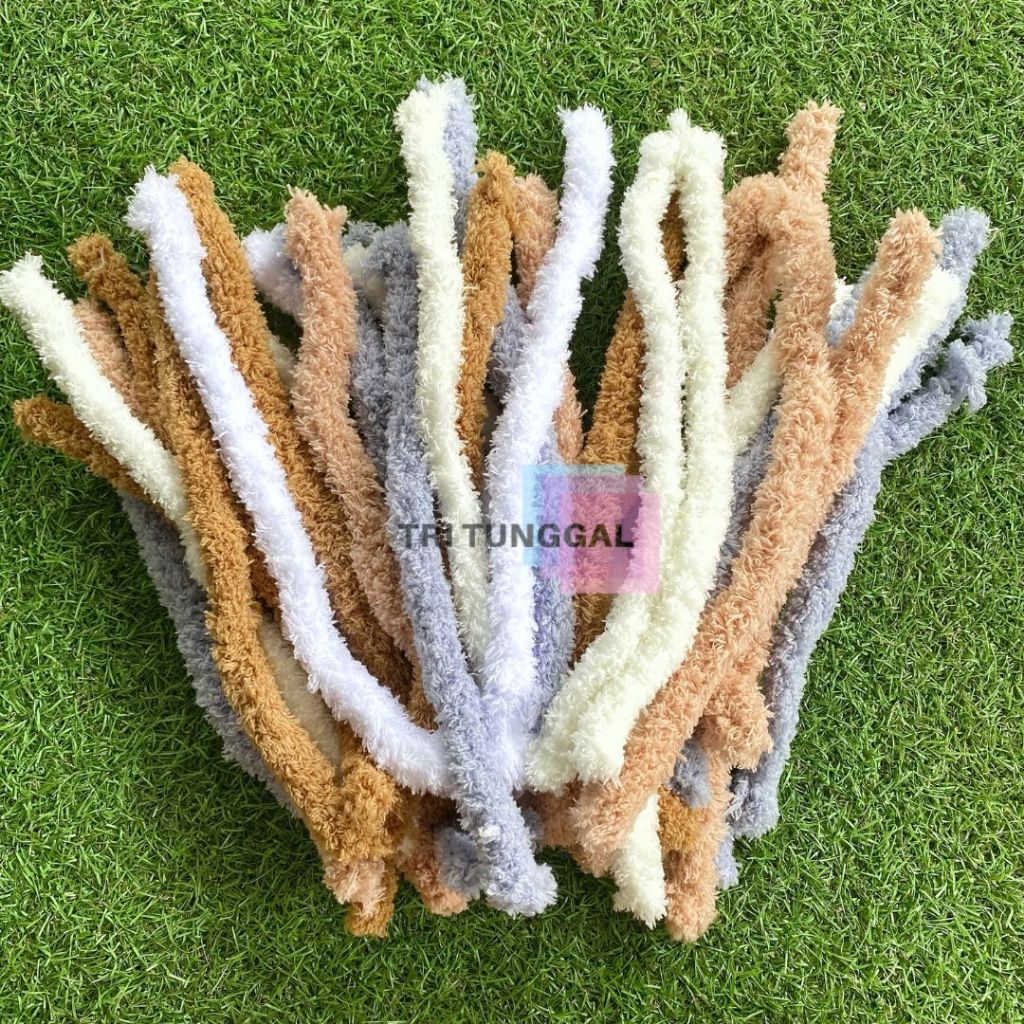 Jual Kawat Poppy 30cm SATUAN Kawat Bulu Tebal Besar Bludru Bahan ...
