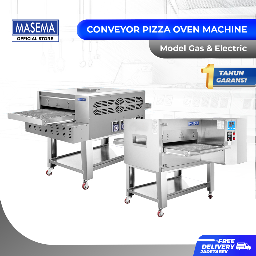 Jual MASEMA GAS CONVEYOR PIZZA OVEN / Oven Panggang / Oven Pizza / Oven ...