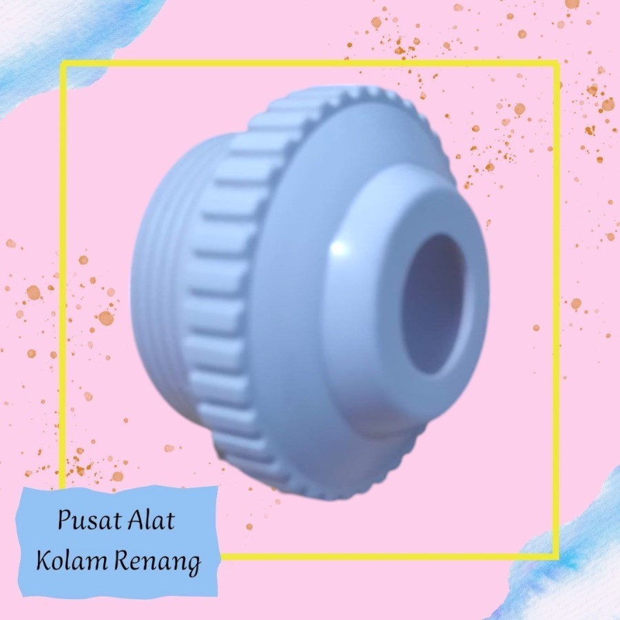 Jual Inlet Kolam Drat 1,5 in Lubang Besar 19 mm Inlet Fitting Kolam ...